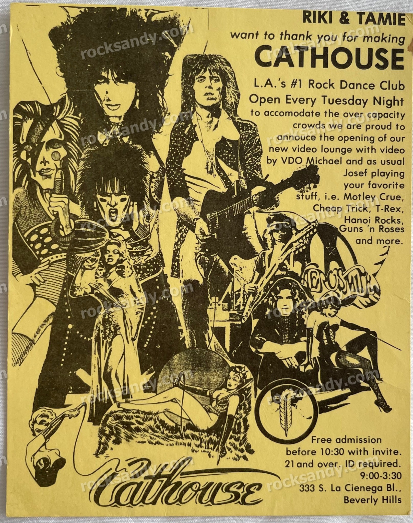 Riki & Taime’s World Famous Cathouse Hollywood – 1986 and Beyond ...