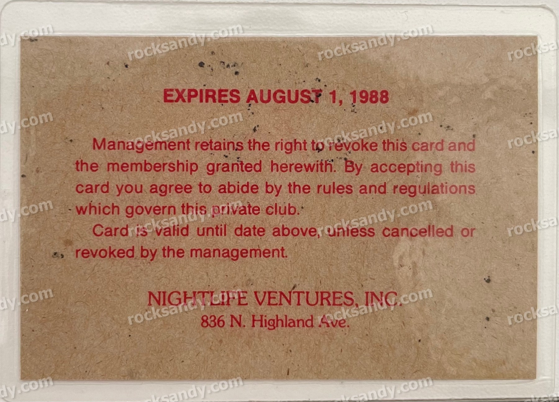Riki & Taime’s World Famous Cathouse Hollywood – 1986 and Beyond ...