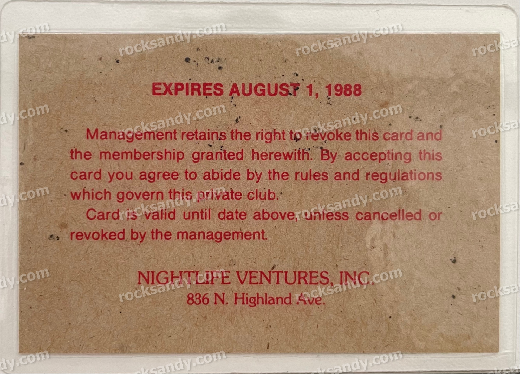 Riki & Taime’s World Famous Cathouse Hollywood – 1986 and Beyond ...